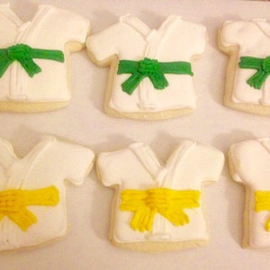 Karate Sugar Cookies Karate Cookies Karate Gifts Karate - Etsy