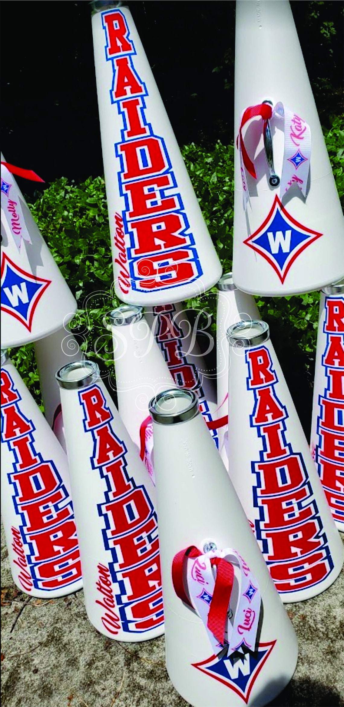 19 Cheer Megaphone Custom for Cheerleading and - Etsy