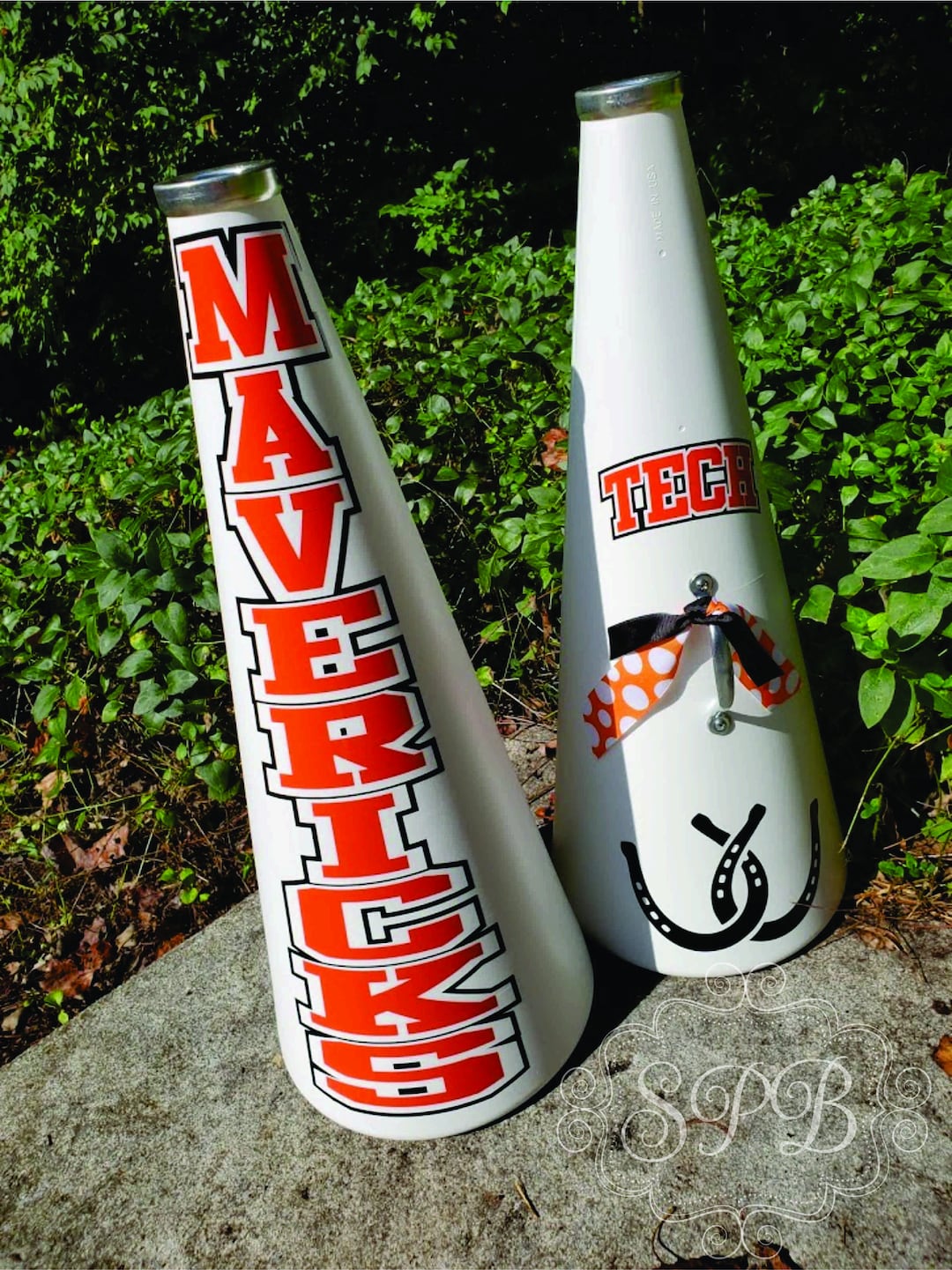 25" Custom Cheer Megaphone LOTS of Colors to Choose From - Etsy