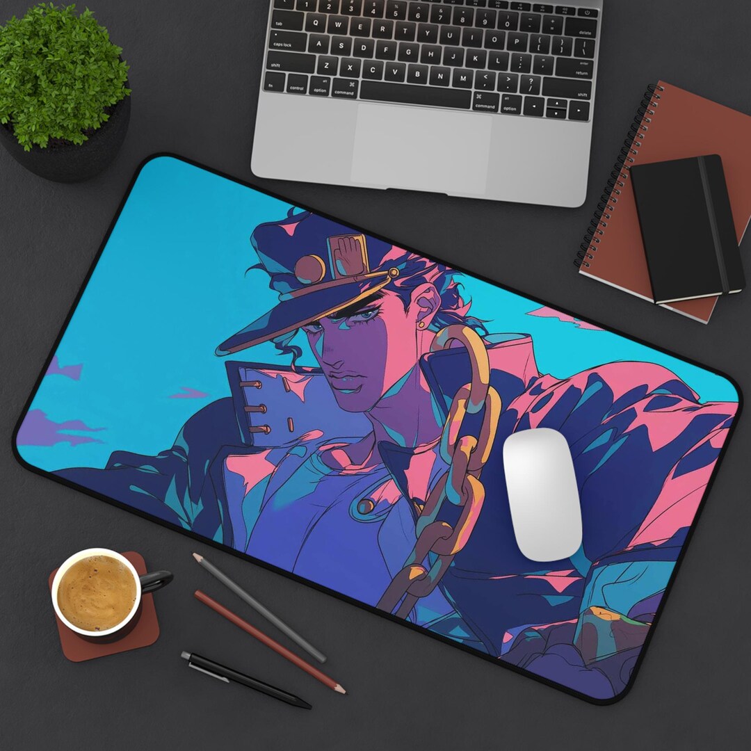 Artistic Jojos Bizzarre Adventure Desk Mat, Mouse Pad, Gaming Mousepad ...