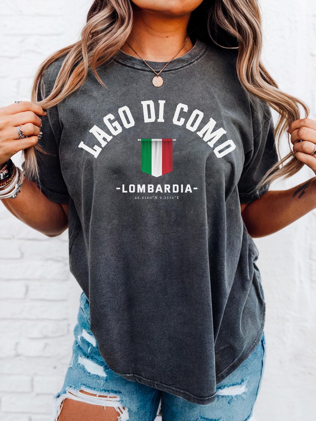 Lago Di Como Comfort Colors Tee, Lago Di Como Tee, Lake Como T-shirt ...