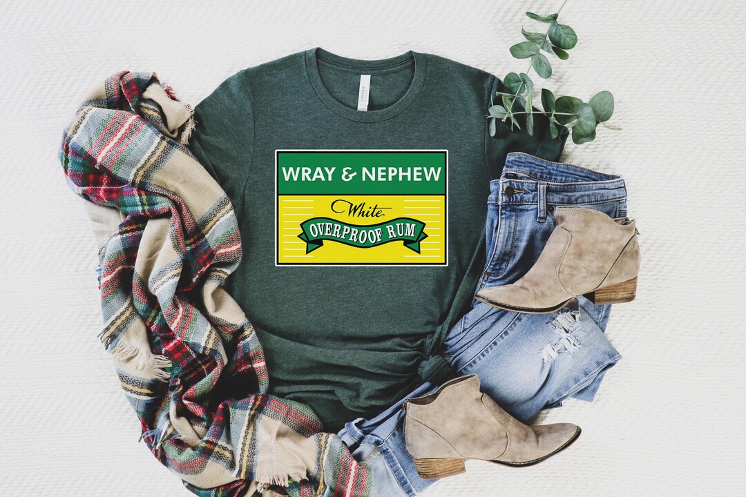 Wray and Nephew Over Proof Jamaican Rum Tee, Retro Alcohol Shirt, Rum ...
