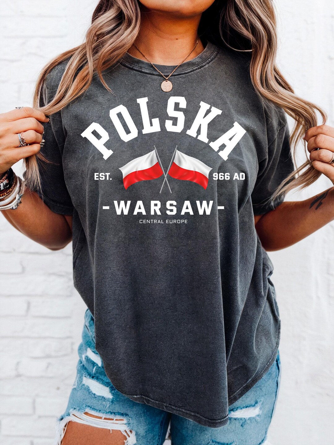 Polska Comfort Colors Tee, Poland Flag, Poland Shirt, Polish Shirt ...