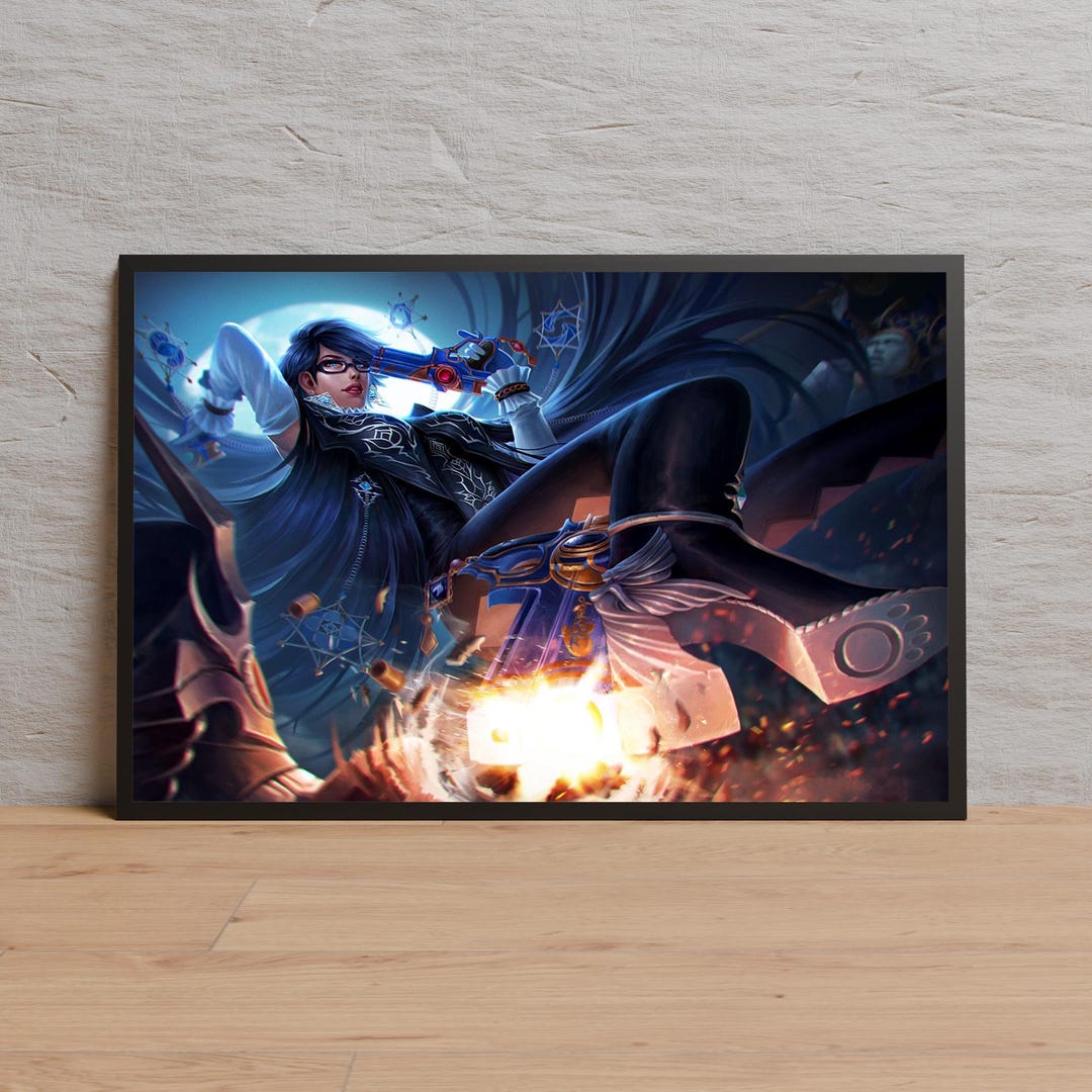Bayonetta Poster, High Quality Print, Video Game Wall Art, Gift for ...
