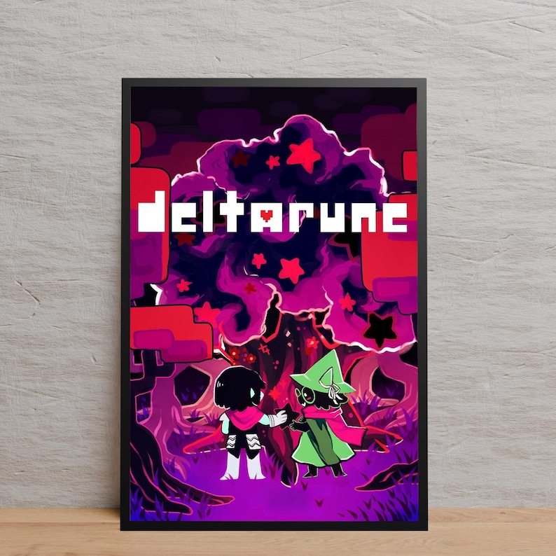 Deltarune Poster, High Quality Print, Video Game Wall Art, Gift for ...