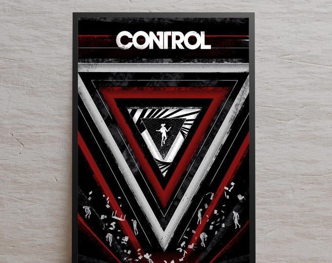 Control Video Game Art Print Tall Vertical - Etsy Canada