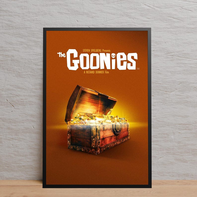 The Goonies Poster, High Quality Print, Movie Wall Art, Gift for Film ...