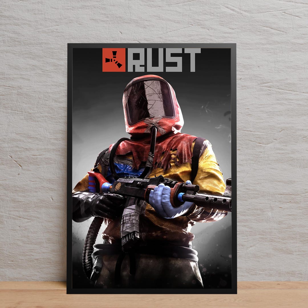 Rust Poster, High Quality Print, Video Game Wall Art, Gift for Gamers ...