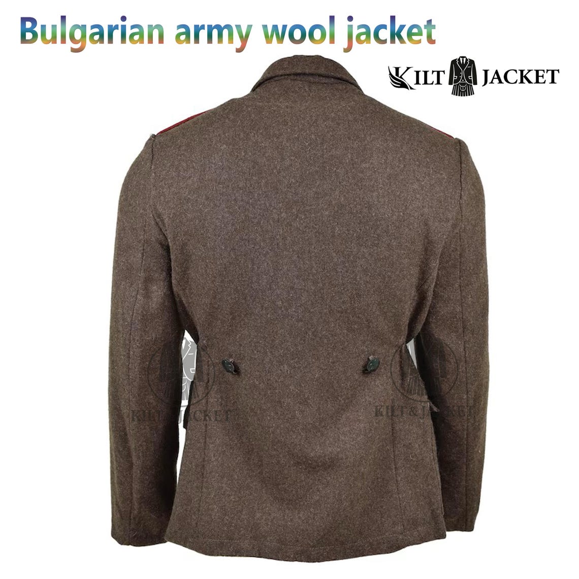 Vintage Bulgarian Military Jacket | Genuine Wool Army Surplus Coat - Etsy