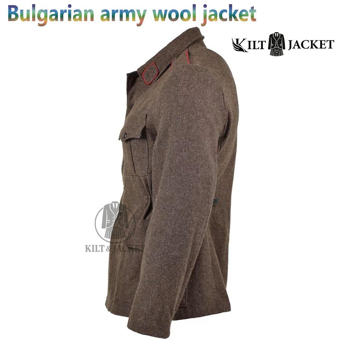 Vintage Bulgarian Military Jacket | Genuine Wool Army Surplus Coat - Etsy