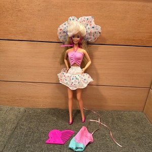 1988 Style Magic Barbie Doll With Wondra Curl Hair Bonus Style - Etsy