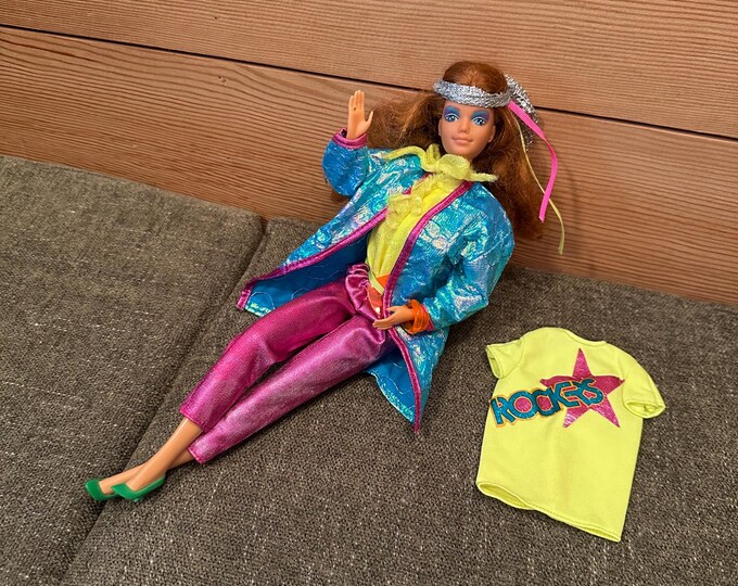 1985 Barbie and the Rockers Diva Doll Mattel Good Condition Minor Flaws ...