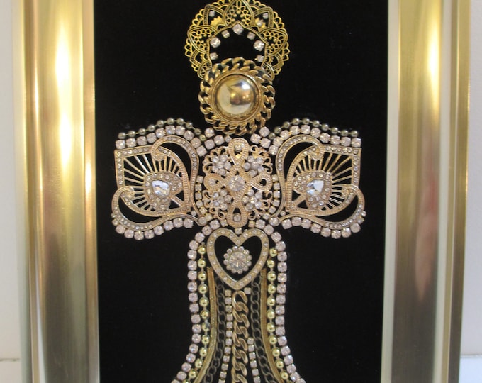 Jeweled Victorian Angel in Frame Custom Order Contact Seller to Select ...
