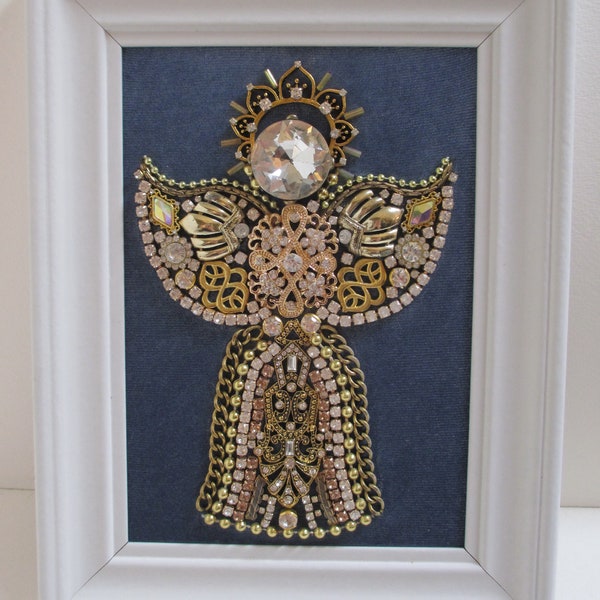 Angel Framed Jewelry Art - Etsy