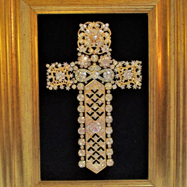 Jeweled Cross - Etsy
