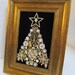 Jeweled Framed Jewelry Art Christmas Tree Black Gold Deco Rhinestone ...