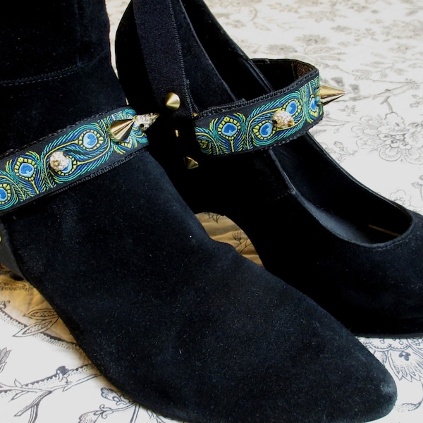 Peacock Feather Shoe - Etsy