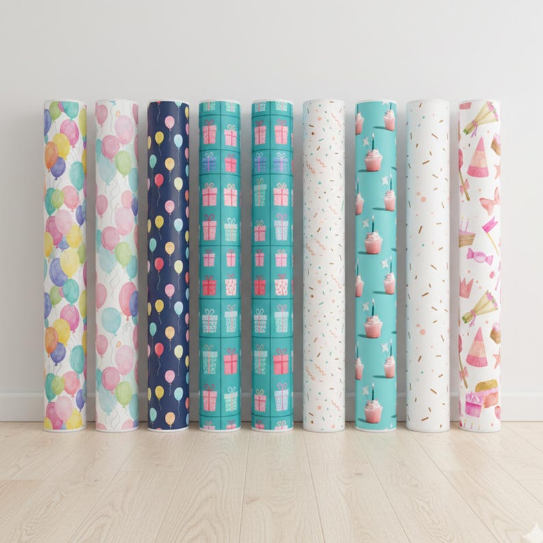 200+ Birthday Digital Papers, Happy Birthday Patterns, Birthday ...