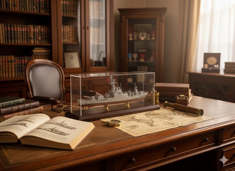 Modern Navy Warship Model: Detailed Military Scale Ship Display - Etsy