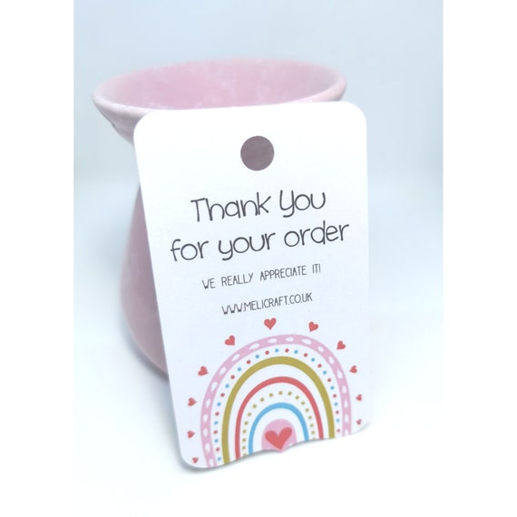 Thank You for Your Order Labels/tags Personalised Gift Tags | Etsy