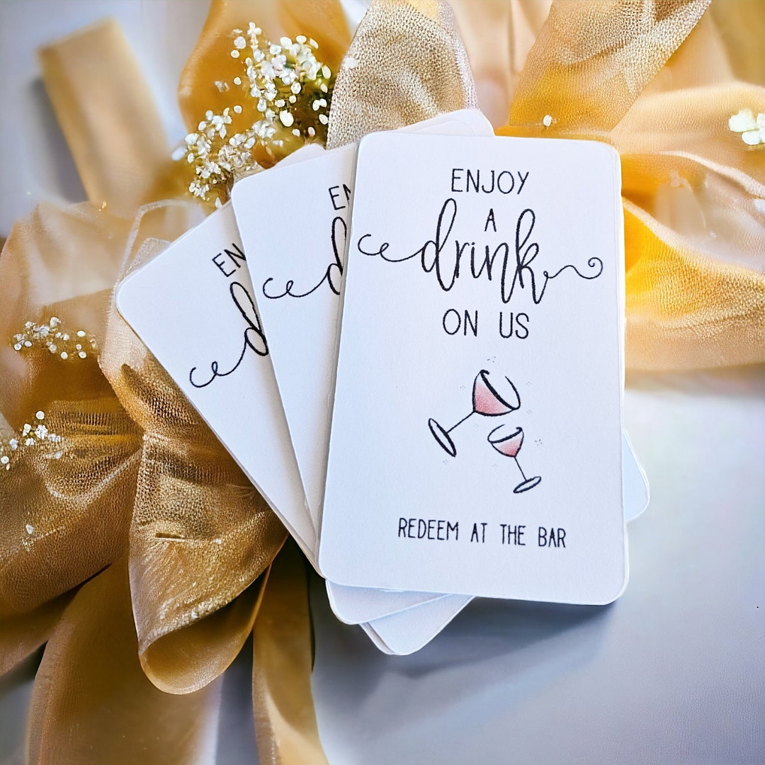 Drink Tokens for Weddings/parties/corporate Events/work Do | High ...