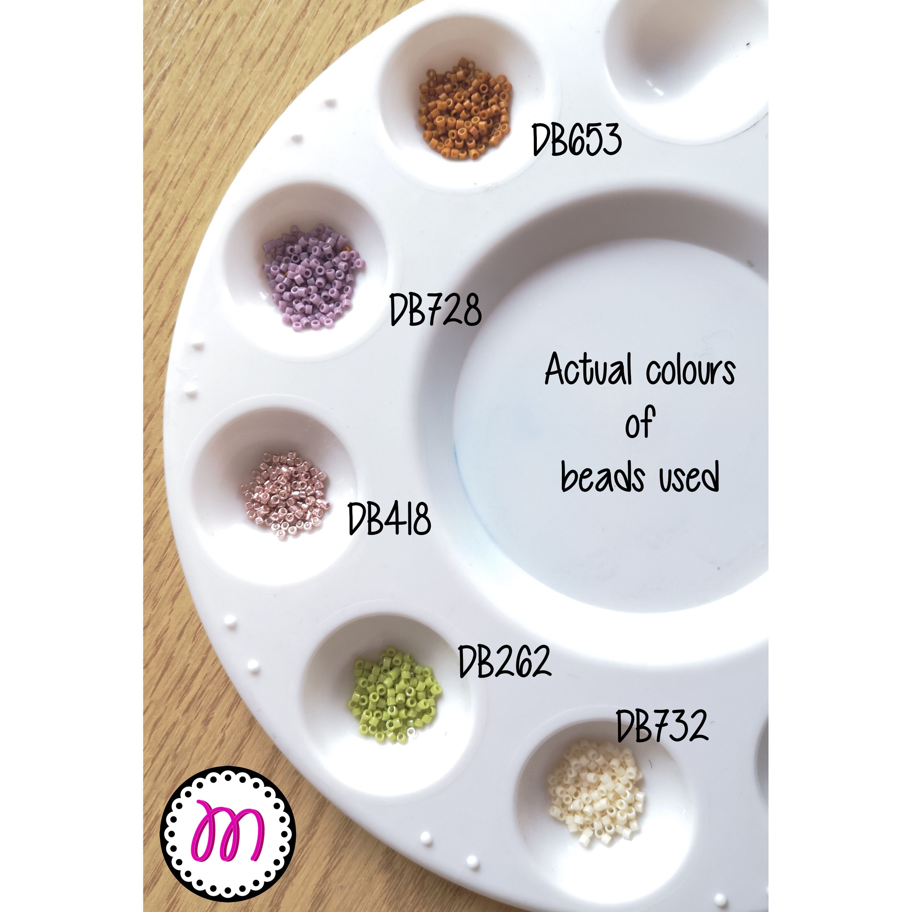 Ginangles Peyote Bracelet Pattern - Odd Count Peyote Stitch Chart ...