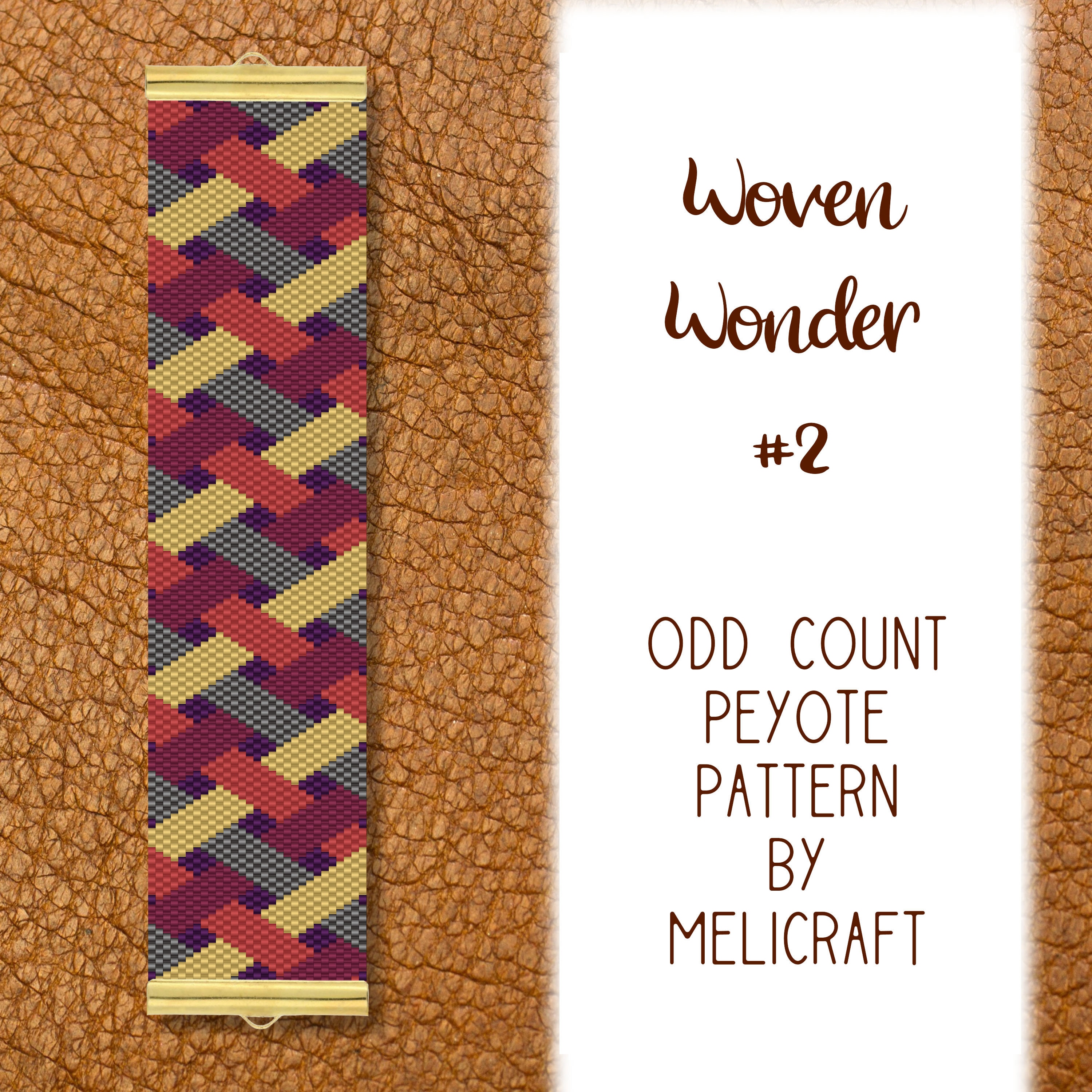 Snazzy 2 Peyote Bracelet Pattern - Odd Count Peyote Stitch Chart ...