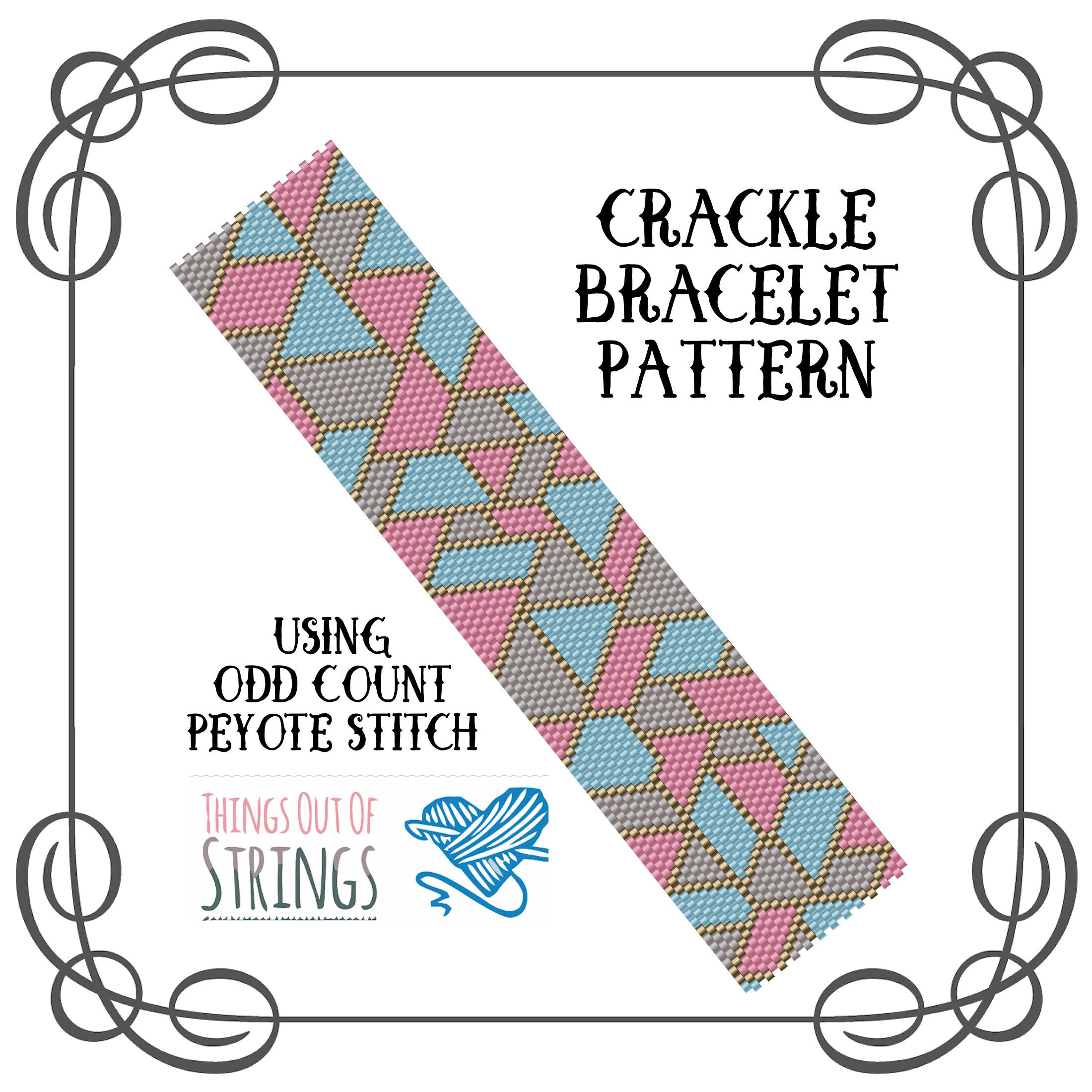 Peyote Stitch Tapestry Pattern | EVEN COUNT PEYOTE | Klimt Hope ii ...