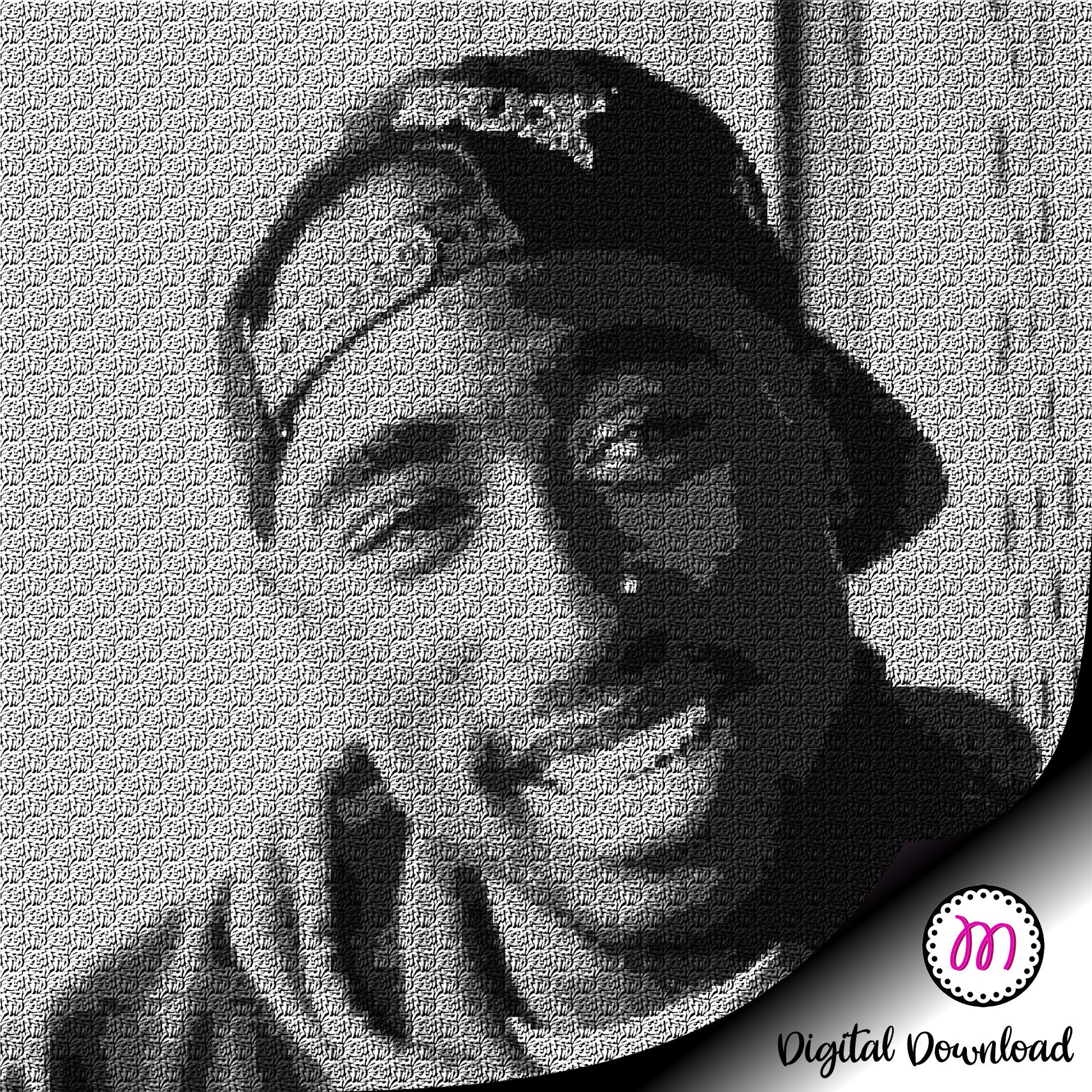 Tupac Blanket C2c/graphghan Crochet Pattern/chart/graph PLUS FREE ...