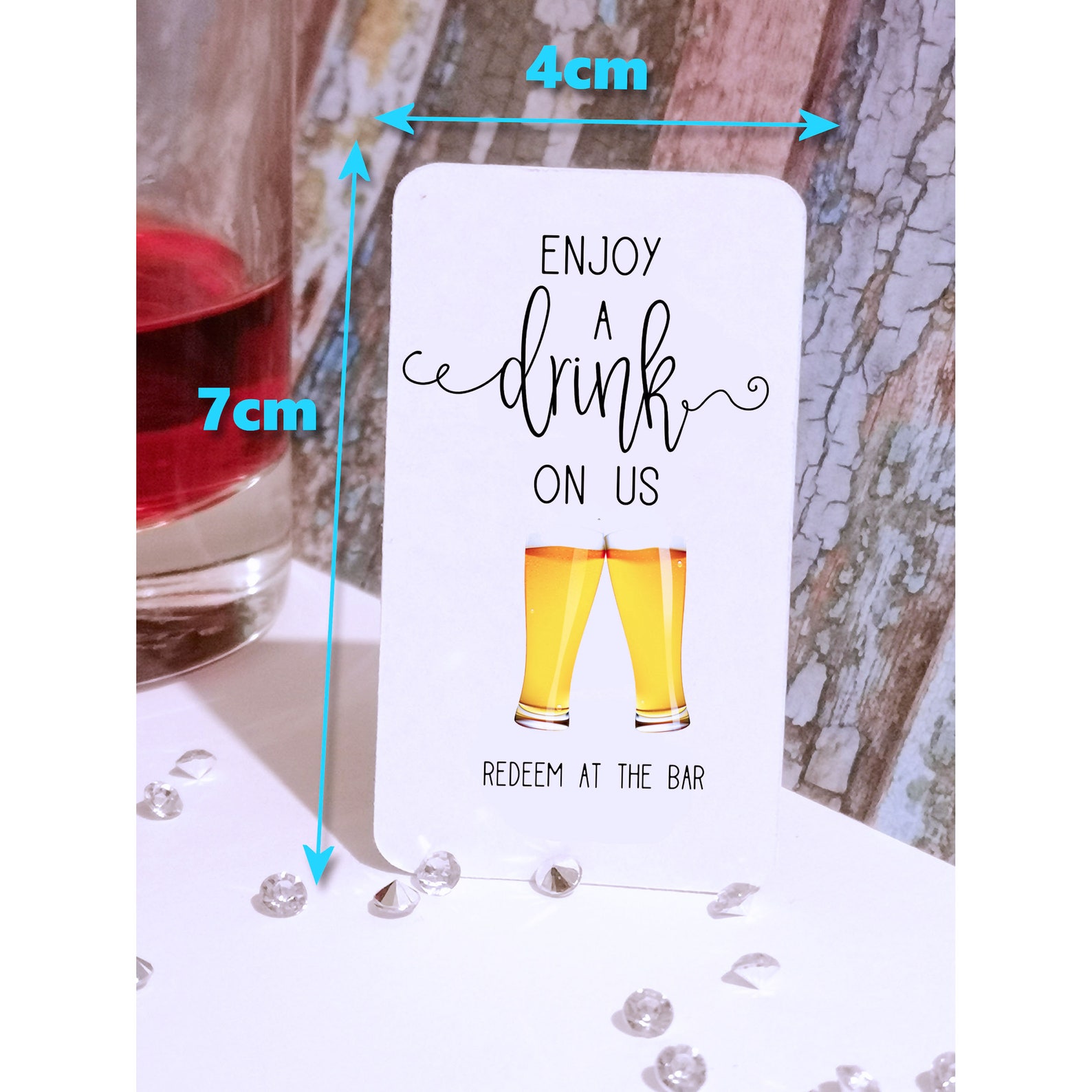 Drink Tokens for Weddings/parties/corporate Events/work Do - Etsy UK