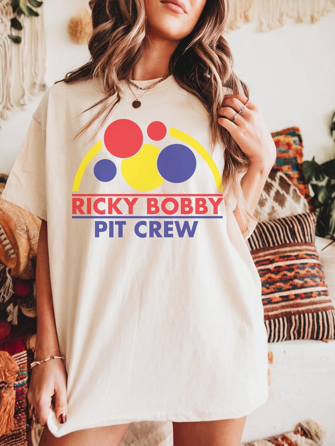 Ricky Bobby Pit Crew Comfort Colors T-shirt, Talladega Nights the ...