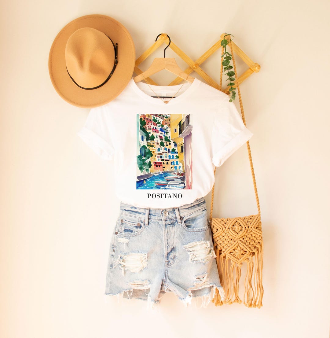 Positano Shirt, Amalfi Coast Shirt,amalfi Coast, Amalfi Coast Shirt ...