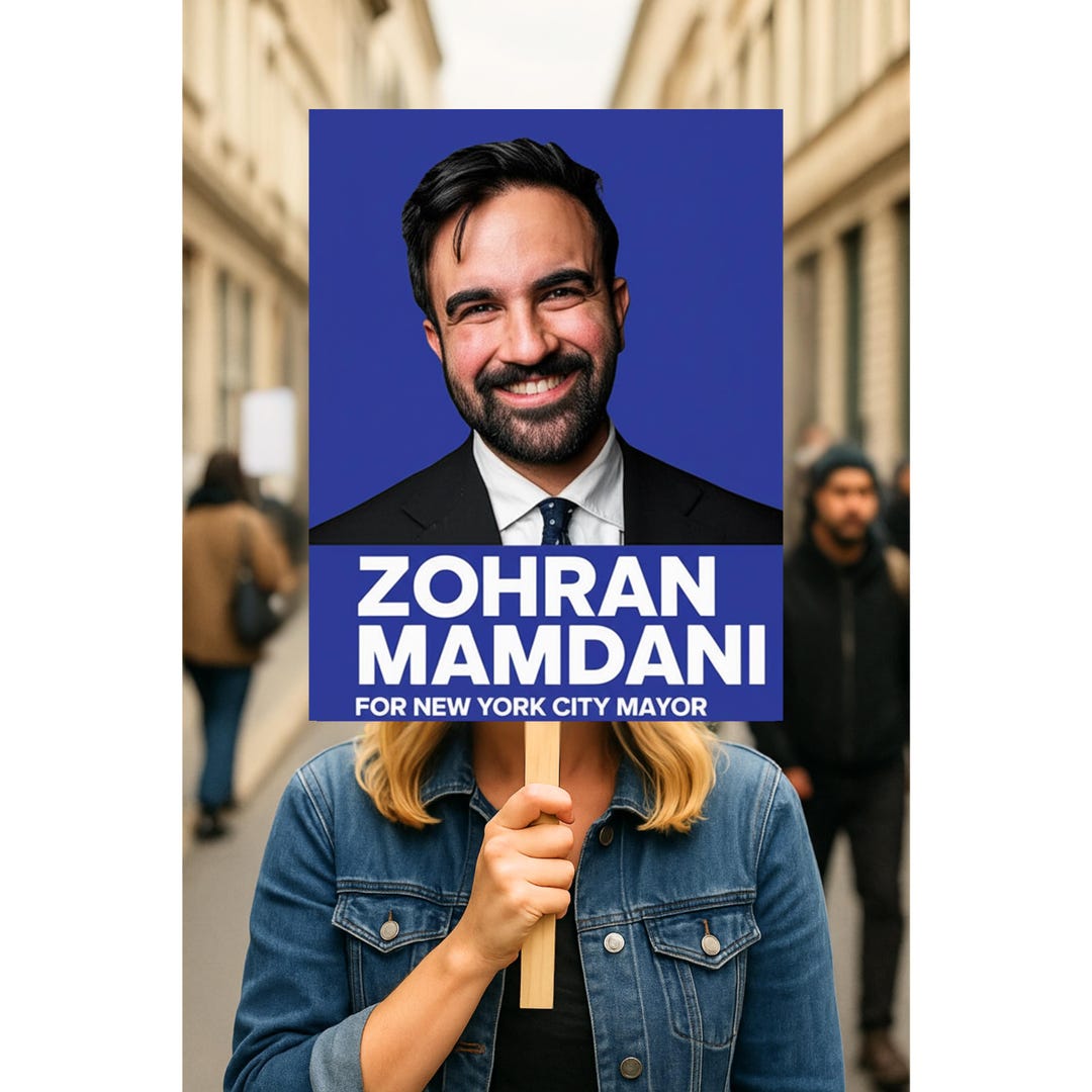 Zohran Mamdani for New York City Mayor 2025 Poster Sign, Nyc’s Mayor ...