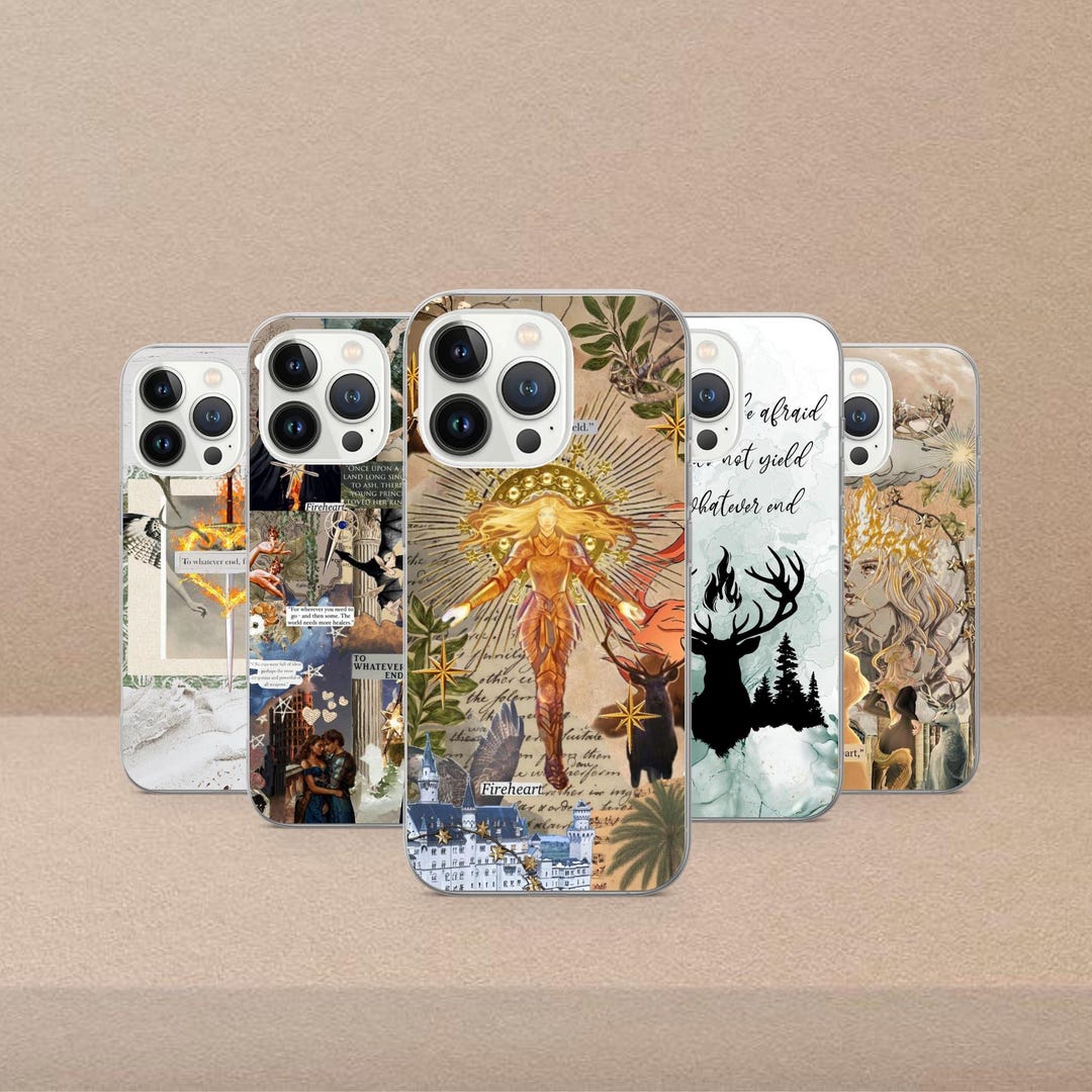 Throne of Glass Phone Case Bookish Cover for iPhone 17pro, 16, 15, 14 ...