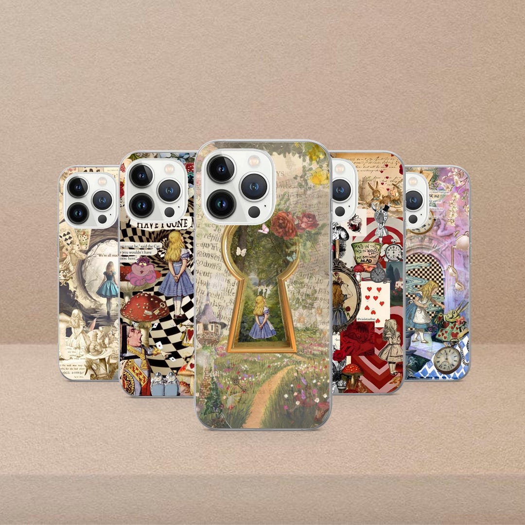 Alice Phone Case Wonderland Fantasy Cover for iPhone 17pro, 16, 15, 14 ...