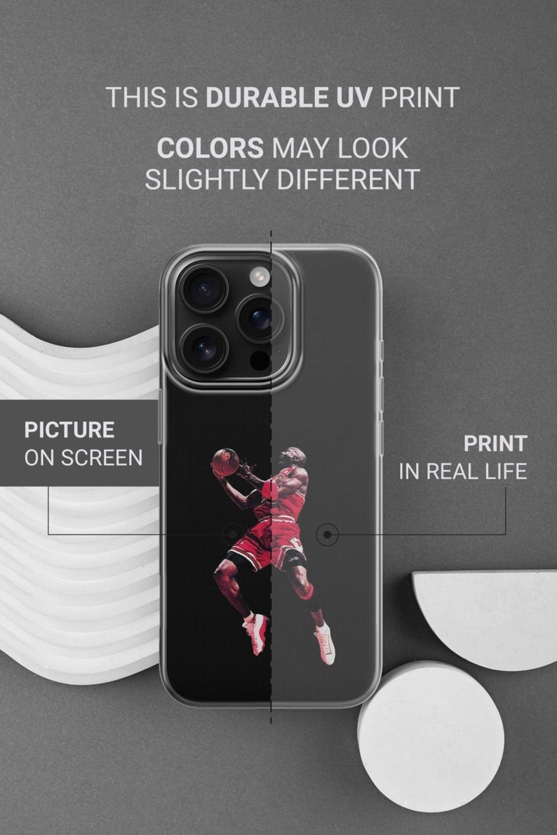 Michael Jordan Phone Case Basketball Cover for iPhone 17pro, 16, 15, 14 ...
