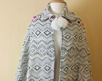 Embroidered cape | Etsy