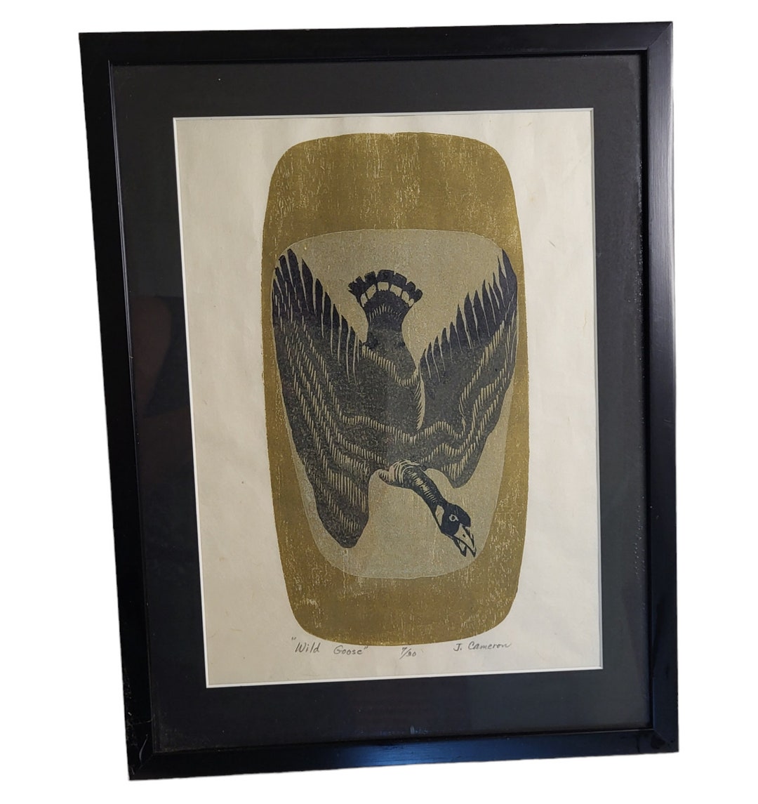 Josephine Cameron "wild Goose" Limited Edition Woodblock Print - Oregon ...