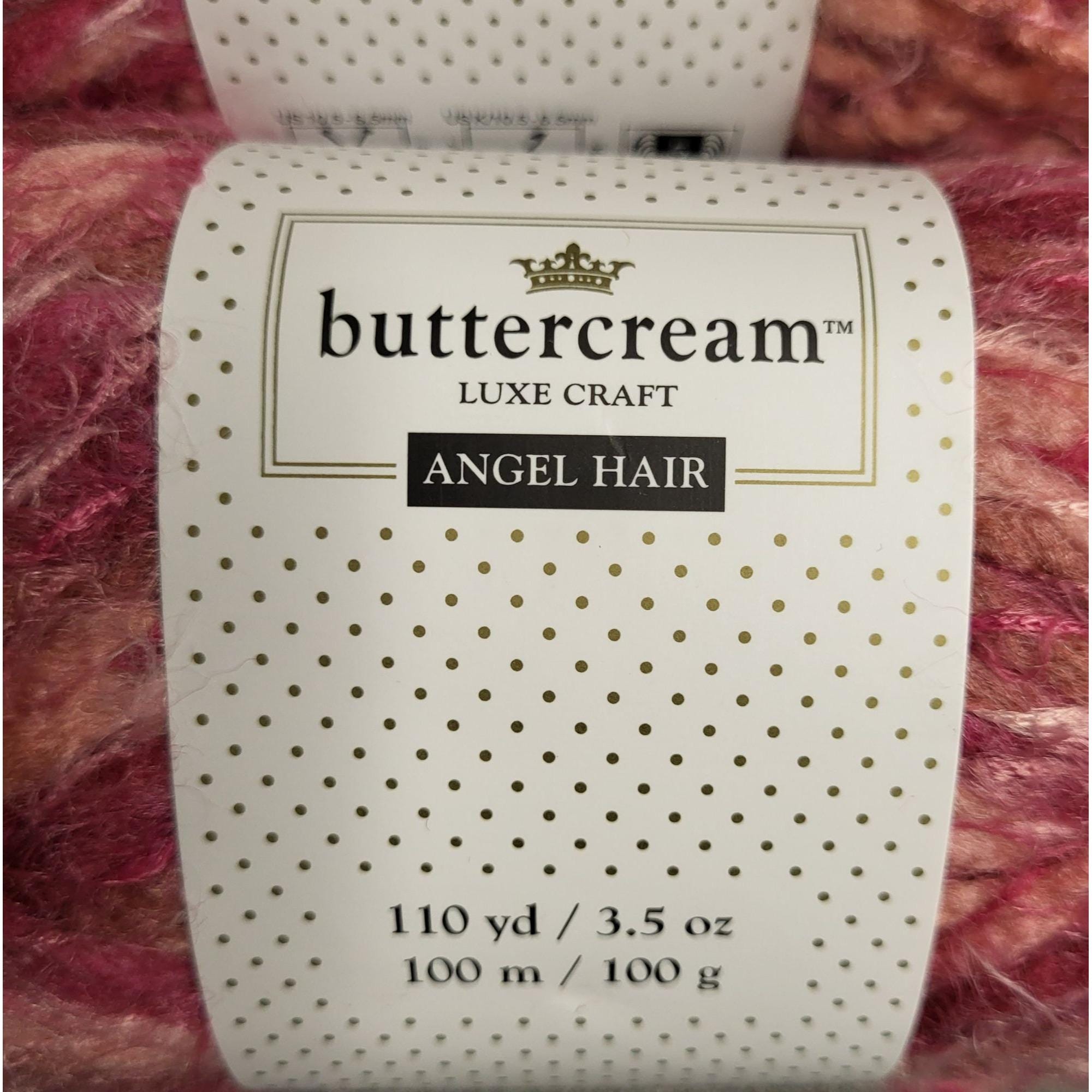 3 Luxe Craft Buttercream Angel Hair Yarn 'multi Pink' Wool Blend 100g Skeins - Etsy
