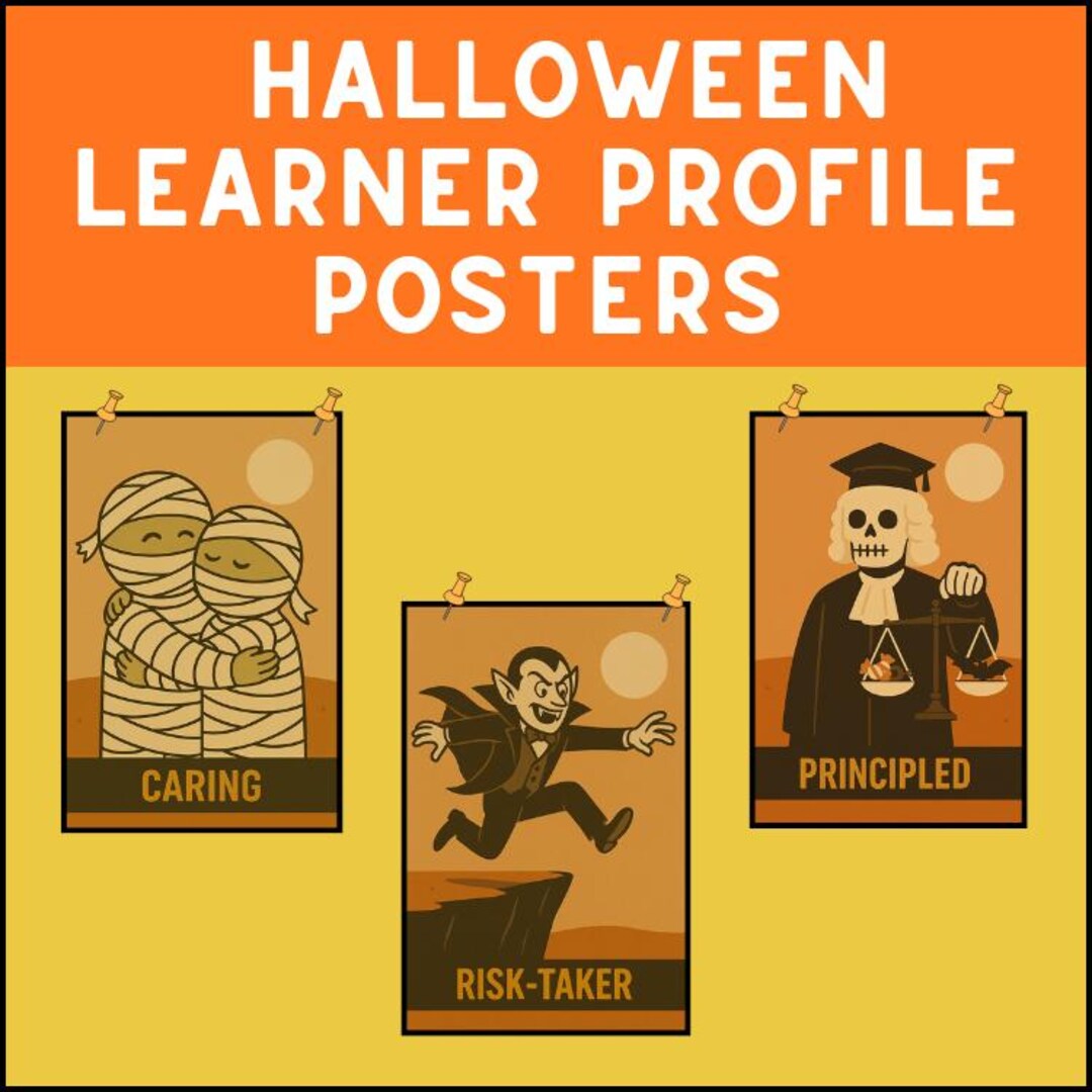 Halloween IB Learner Profile Posters for MYP and PYP - Etsy