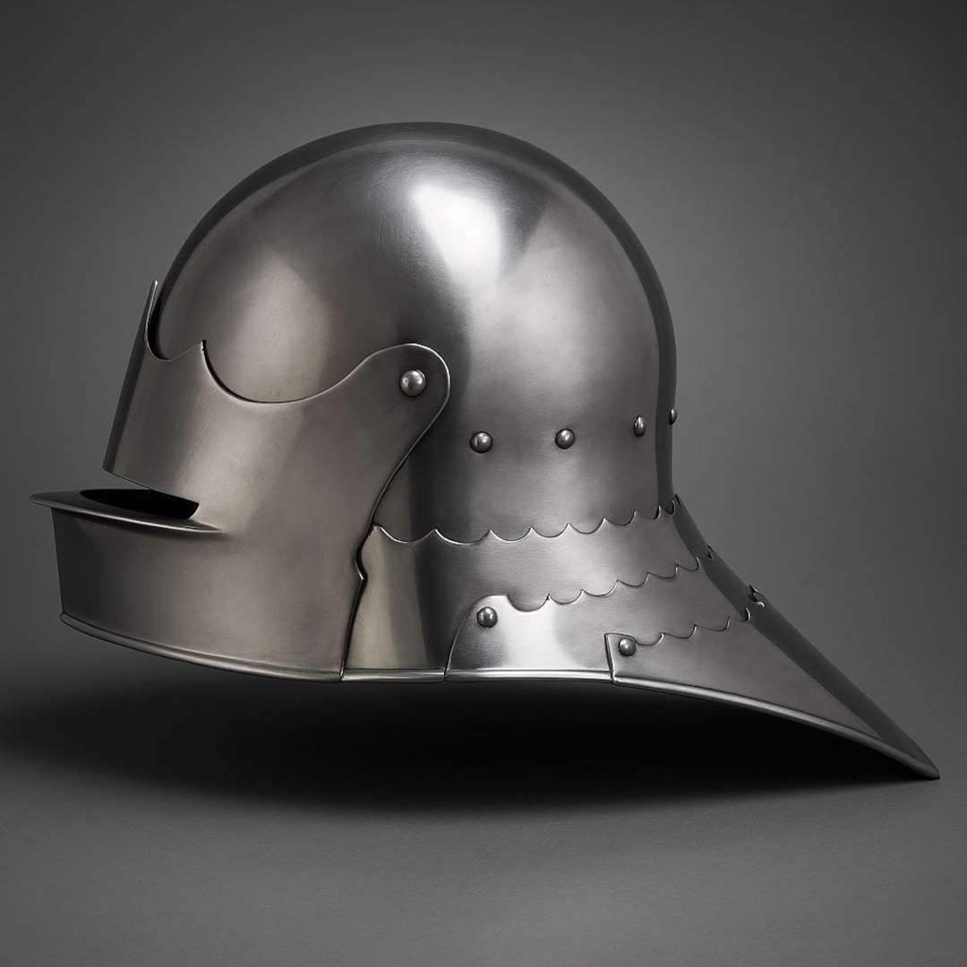 Handmade Medieval Gothic Sallet Helmet for Renaissance Fair, Cosplay ...