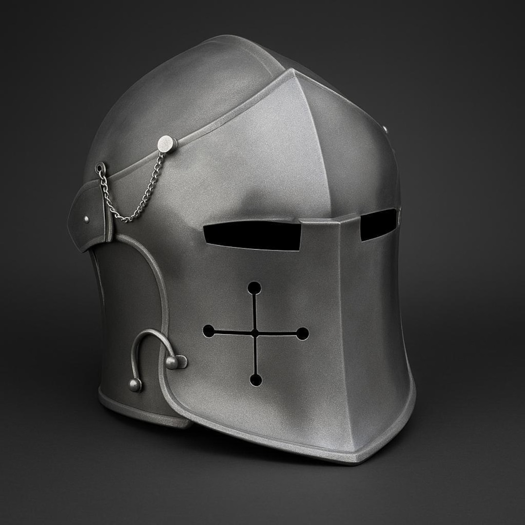 Handmade 18 Gauge Steel Barbuta Helmet – Renaissance Fair, Cosplay ...