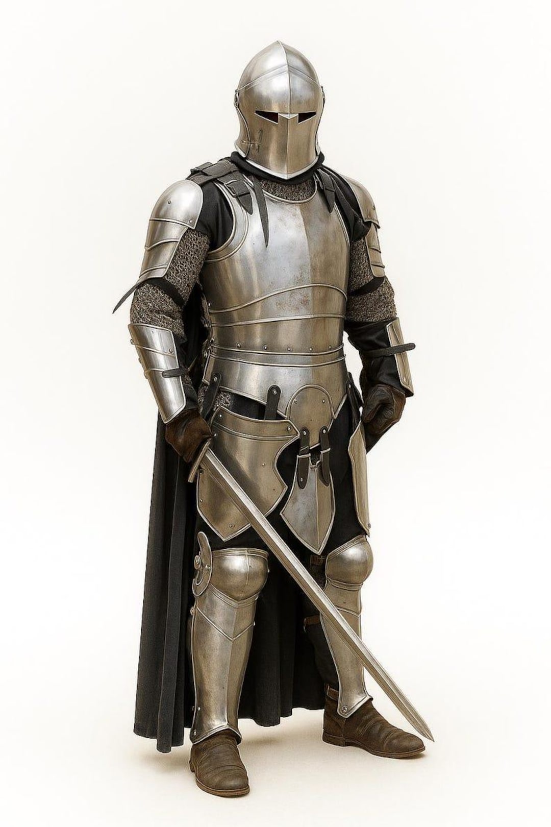 Medieval Barbuta Armor Set: Full Body Cosplay - LARP Renaissance Fair ...