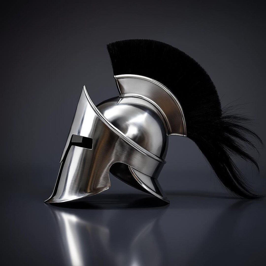 Spartan Helmet Handmade Greek Warrior Armor for Cosplay, LARP ...