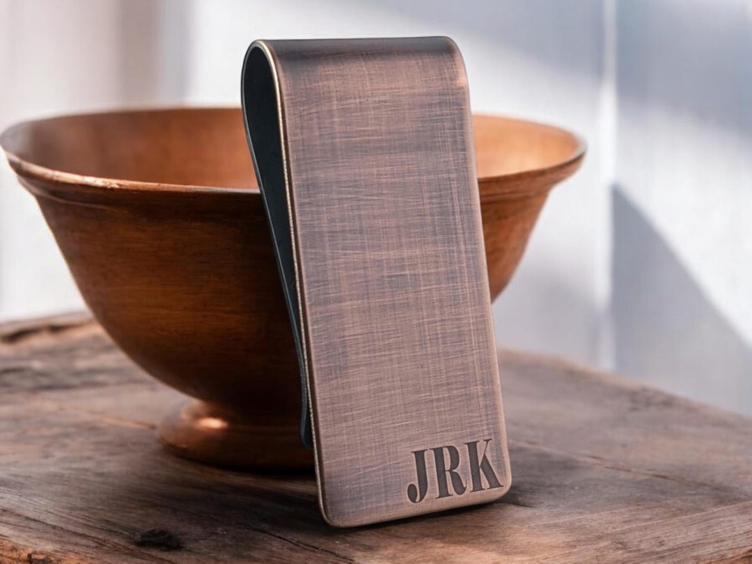 Custom Money Clip for Men, Personalized Mens Gift, 7-year Anniversary ...