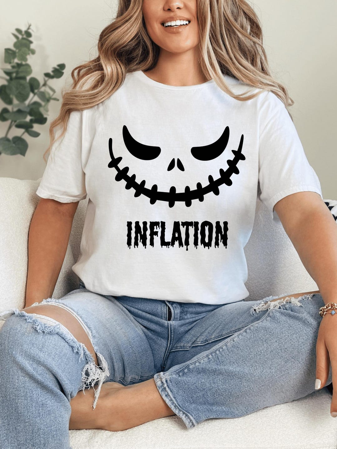 Inflation Halloween Costume PNG, Funny Couples Matching Shirt Design ...