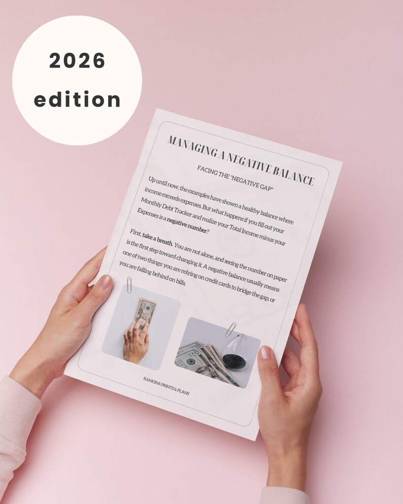 The Ultimate Monthly Financial Guide & Debt Battle Plan | Budget ...