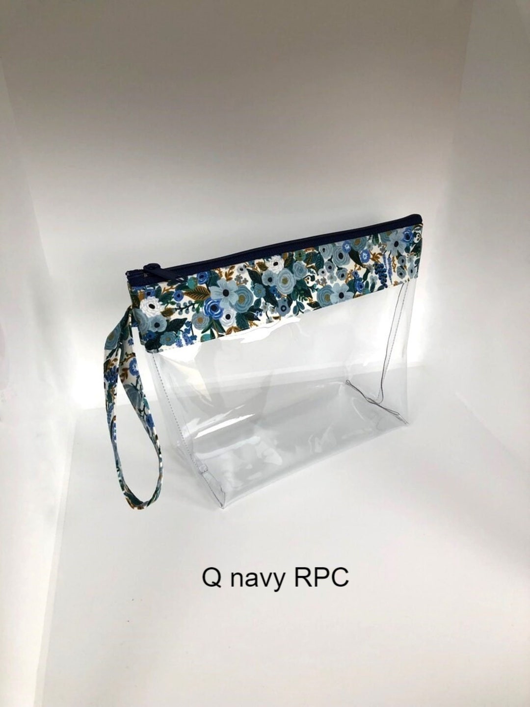 Clear Project Zipper Tote Knitting Crochet Needlework Craft Toiletry ...