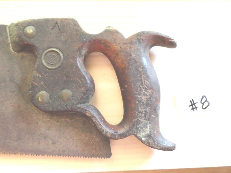 Antique Disston & Sons Handsaw, 1890s-1910s, Wall Hanging, American ...
