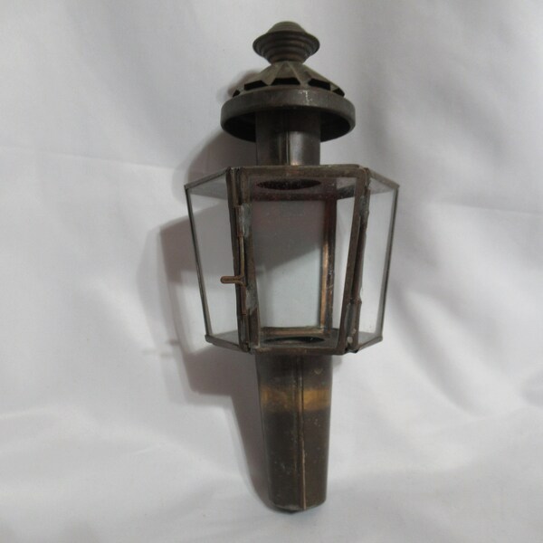 Antique Brass Carriage Light - Etsy